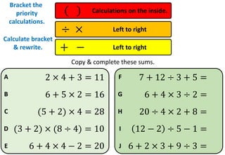 BIDMAS-4-Demonstration.pptx | Science