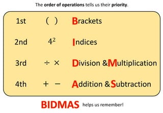 BIDMAS-4-Demonstration.pptx | Science