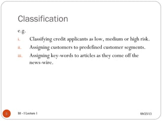 INTRODUCTION TO BUSINESS INTELLIGENCE and DATA MINING | PPT