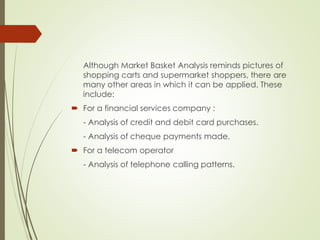 1. Introduction to Association Rule 2. Frequent Item Set Mining 3 ...