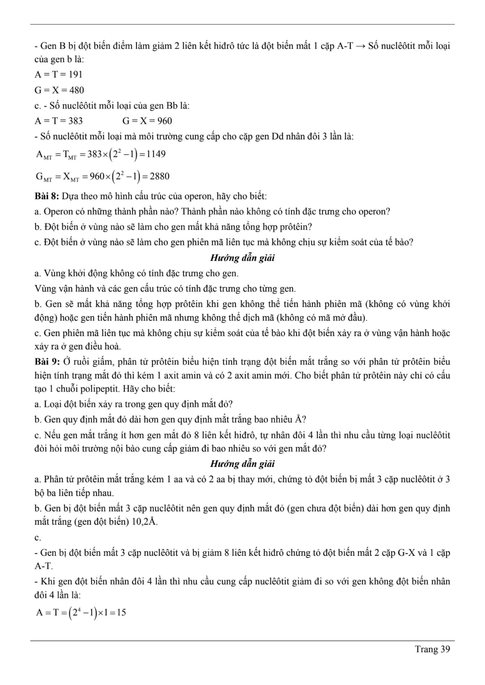 Bồi dưỡng học sinh giỏi Sinh Học 12 - Phan Khắc Nghệ (Di truyền học - Tiến hóa - Sinh thái học ...