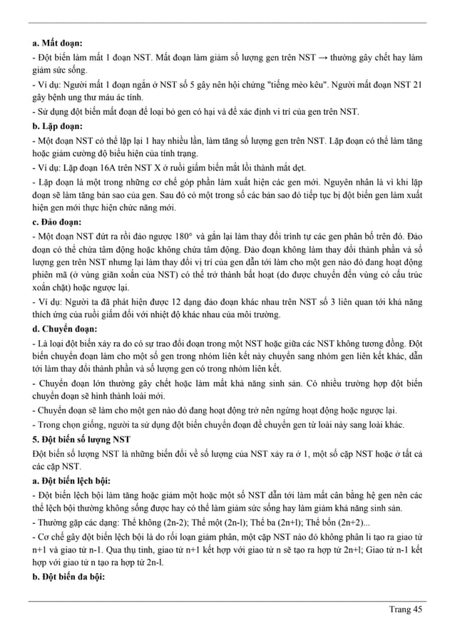 Bồi dưỡng học sinh giỏi Sinh Học 12 - Phan Khắc Nghệ (Di truyền học - Tiến hóa - Sinh thái học ...