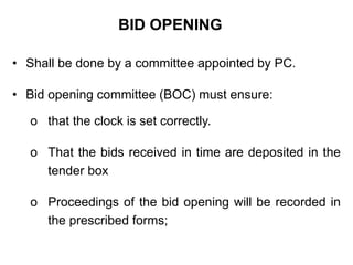 Bid opening | PDF