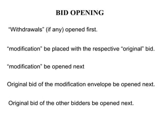 Bid opening | PDF