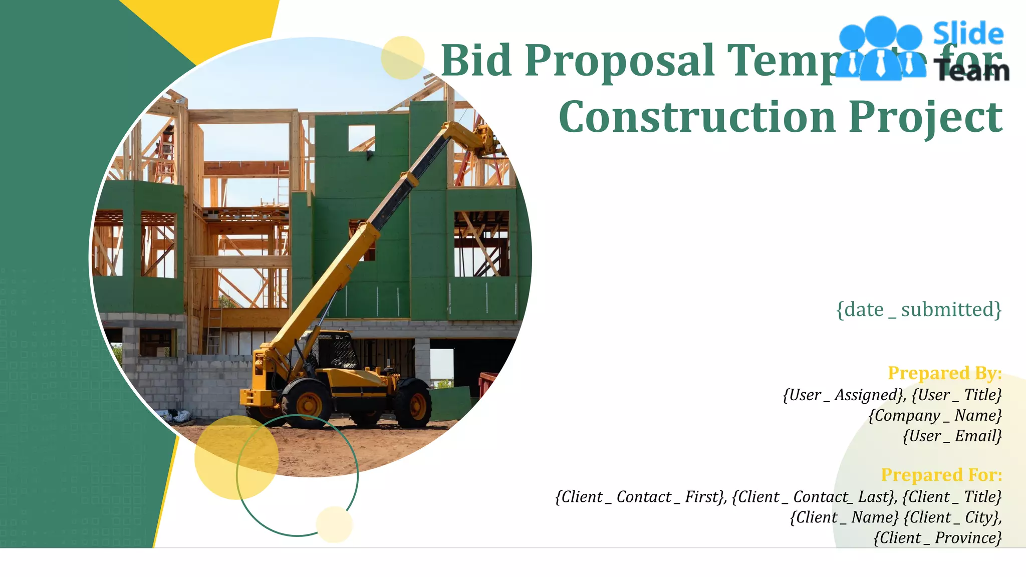 Bid Proposal Template For Construction Project PowerPoint Presentation ...