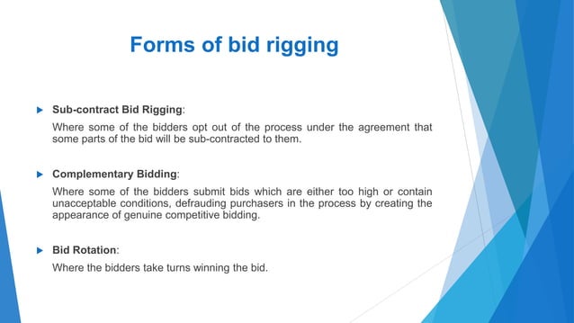 The Basics of Bid rigging