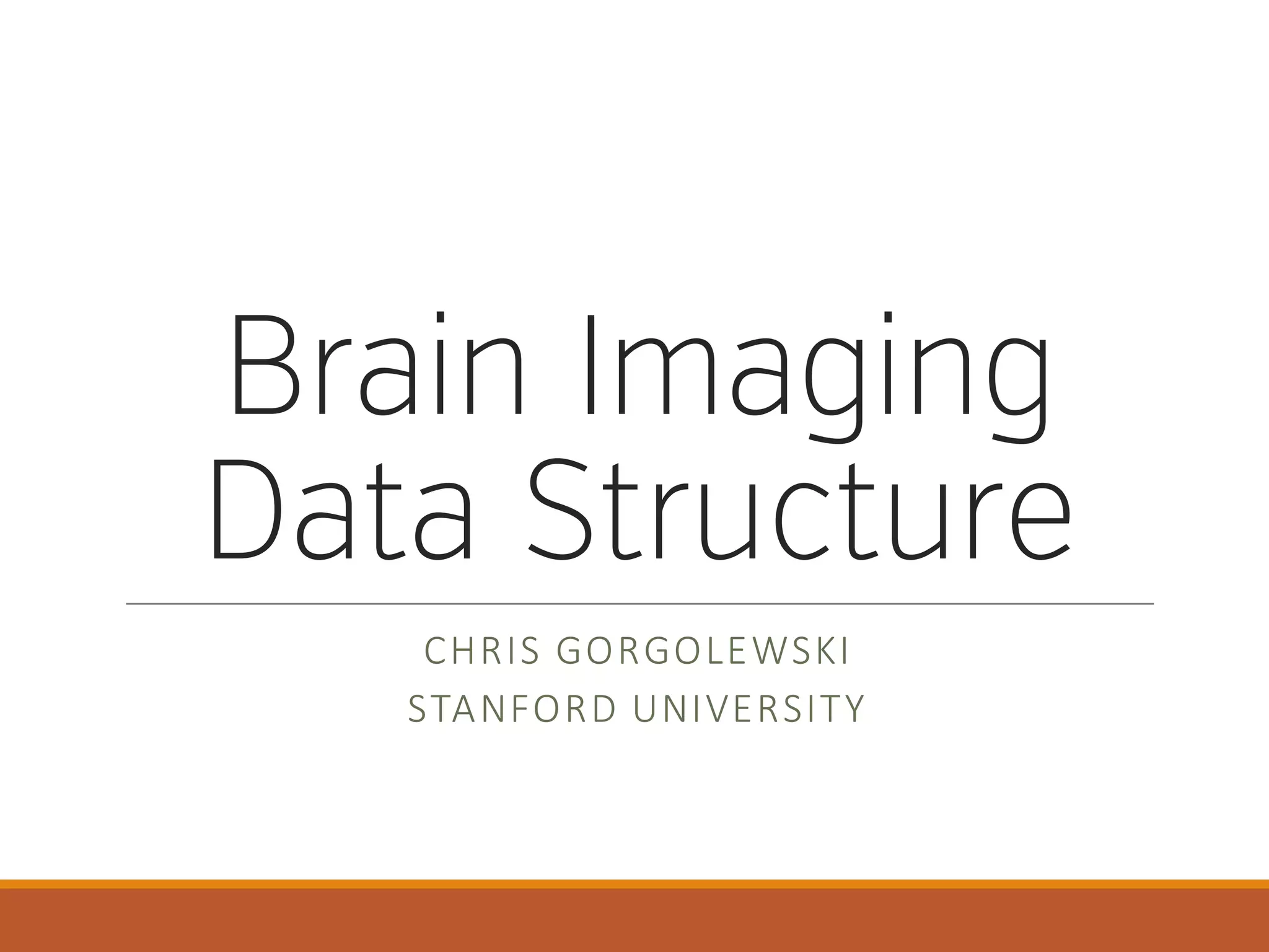 Brain Imaging Data Structure | PDF