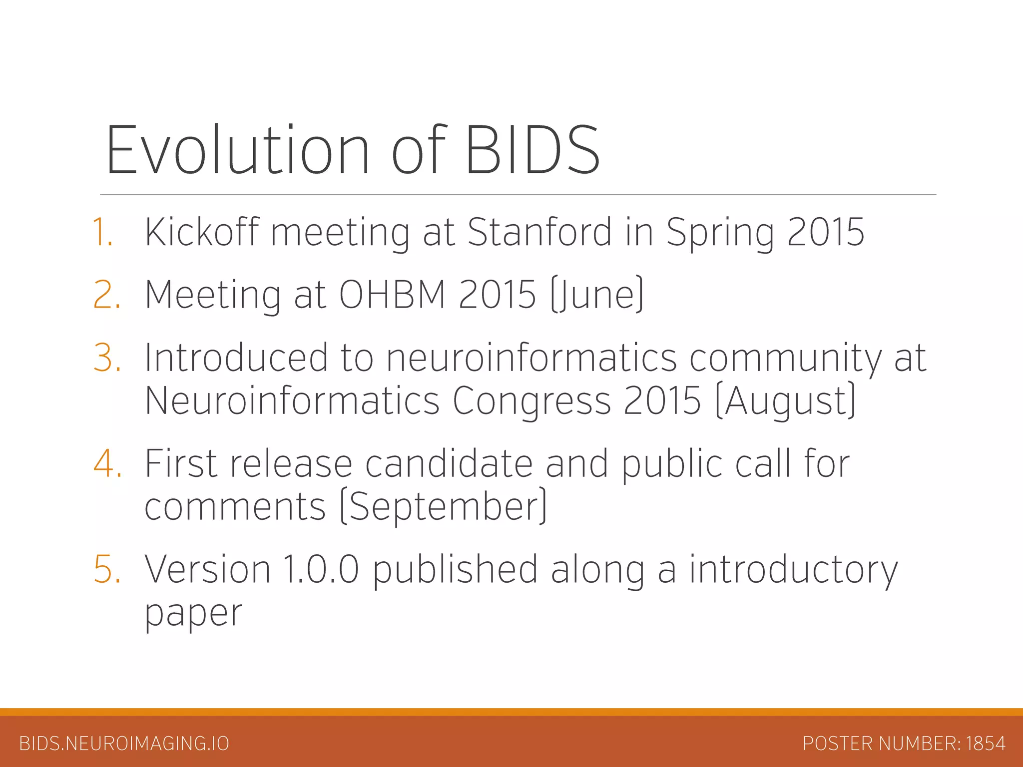 The Brain Imaging Data Structure (OHBM 2016) | PDF