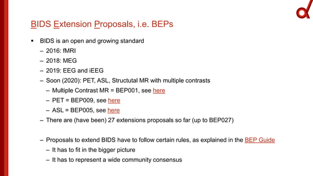 The Brain Imaging Data Structure and its use for fNIRS | PPTX
