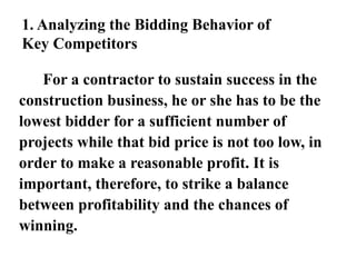 BID STRATEGY for different projects .pdf