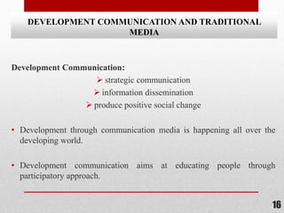 Role of Traditional Folk Media in Rural Development | PPTX