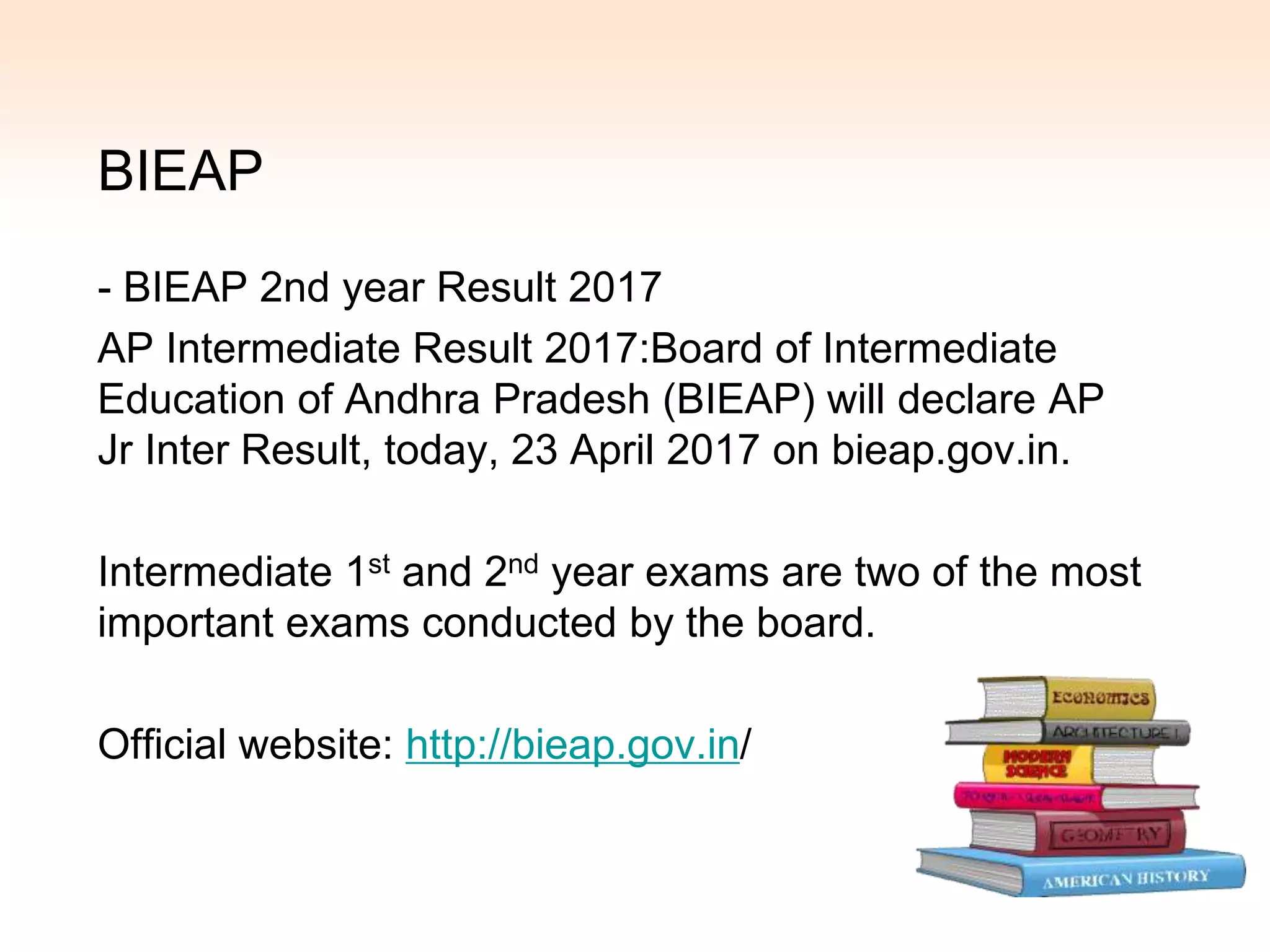 Bieap 2nd year result 2017 | PPT