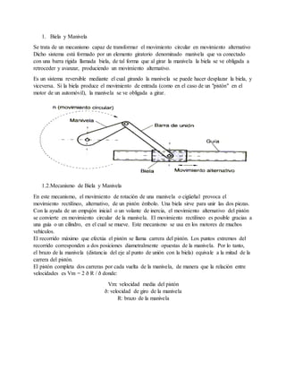 Biela y-manivela | DOCX