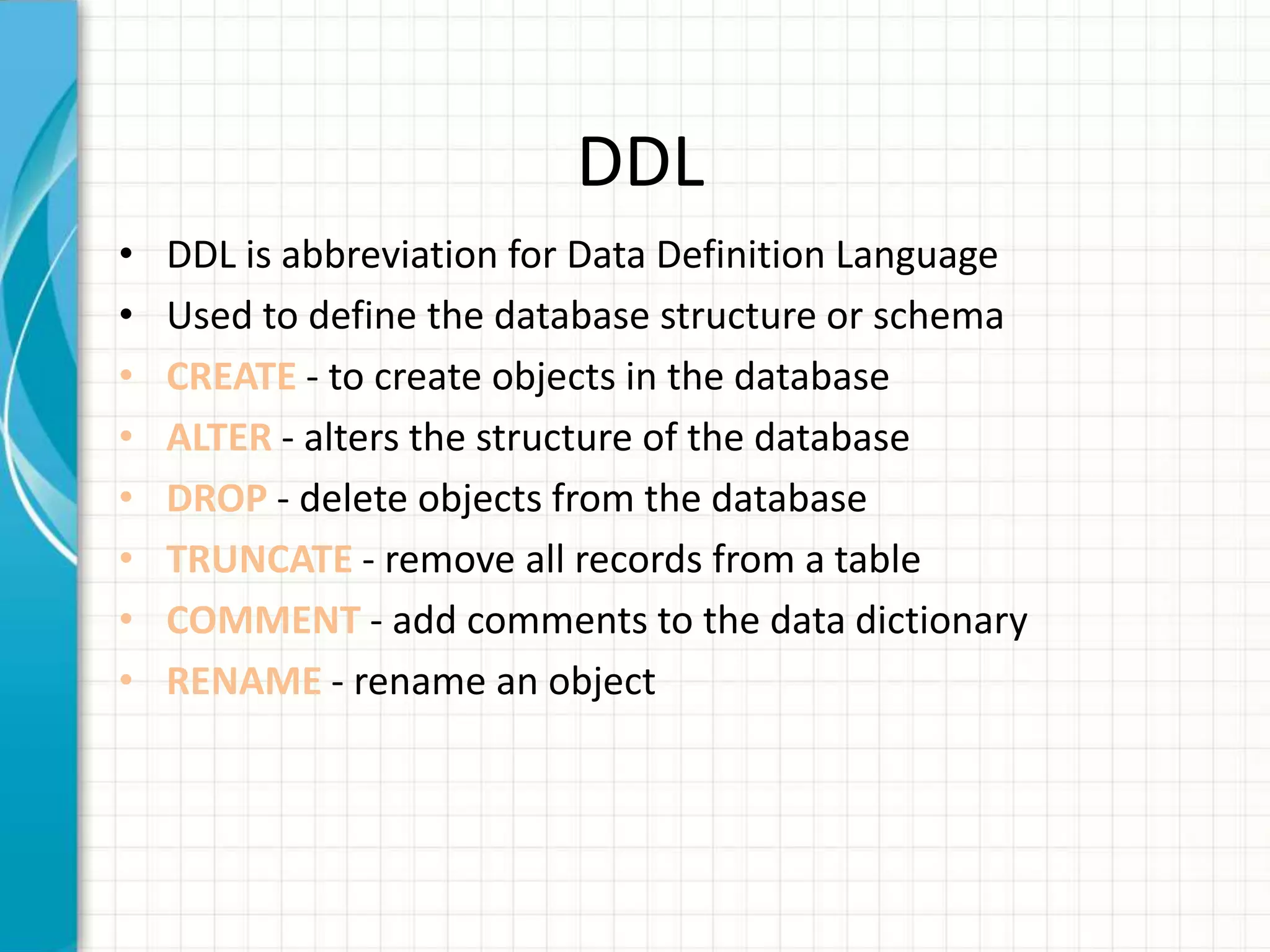 IM02: Database Language | PPT