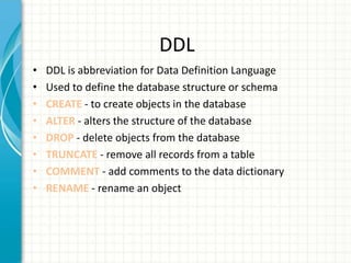 IM02: Database Language | PPT