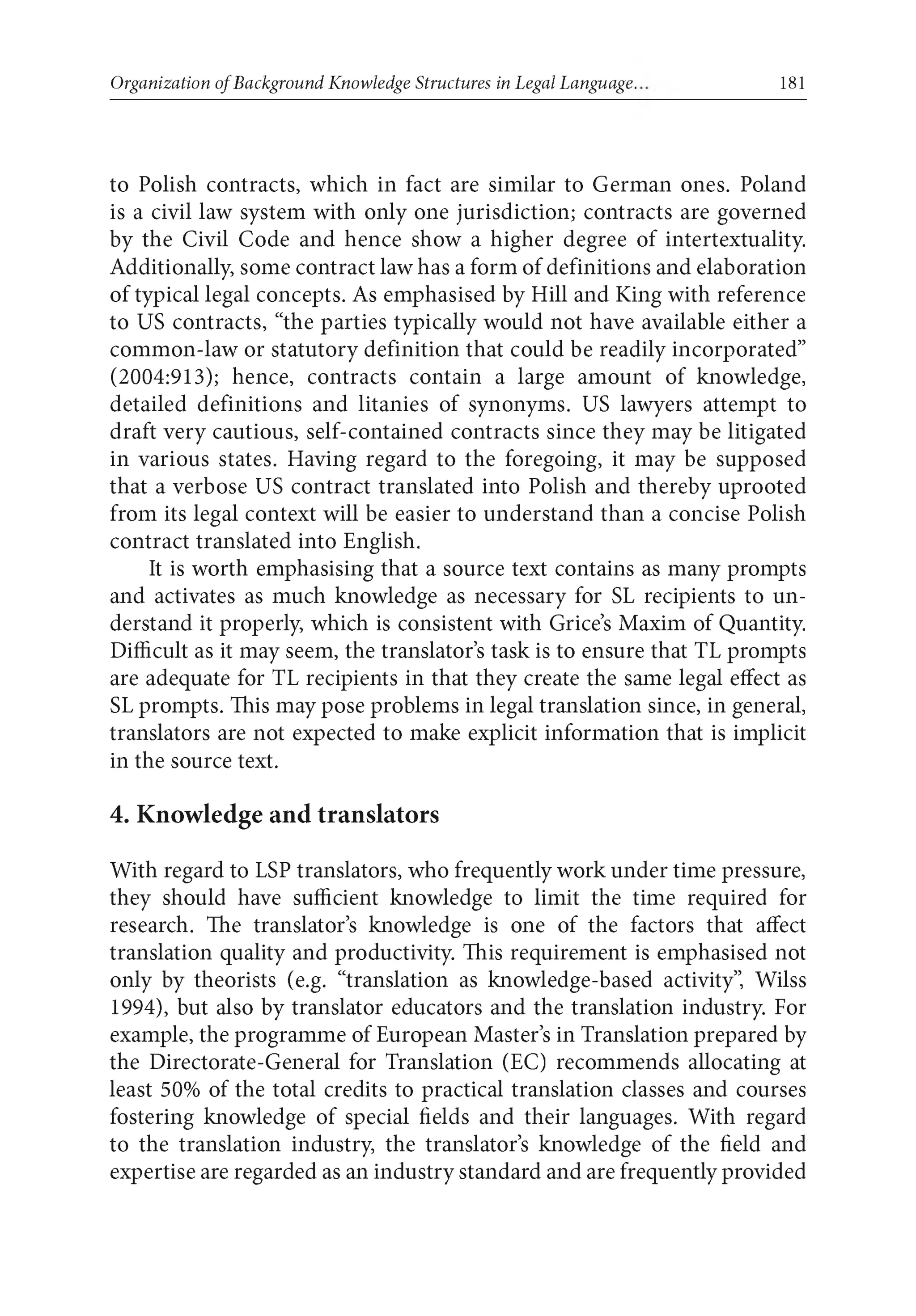 Legal translation and knowledge structures | PDF