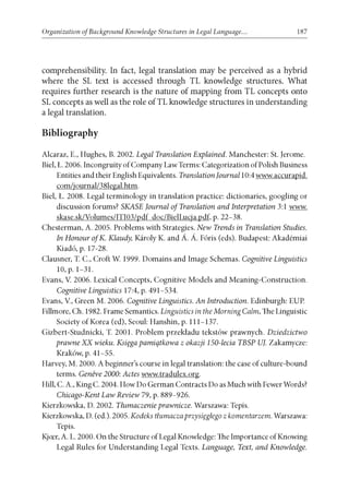 Legal translation and knowledge structures | PDF