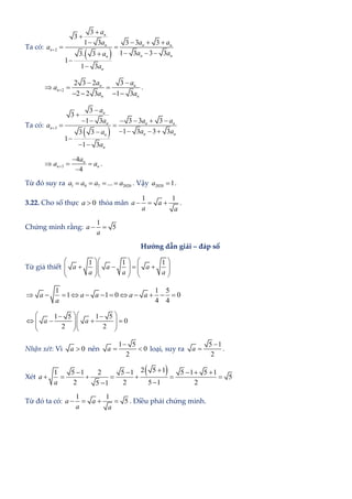 Chuyen de Toan 9 Bien doi don gian bieu thuc chua can | DOC