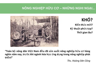 Thuyết trình nông nghiệp hữu cơ Biên Giang, Hà Đông - Ths. Hoàng Sơn Công | PPT