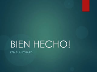 Bien hecho! | PPTX