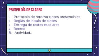 Bienvenida regreso a clases normas y protocolos | PPT