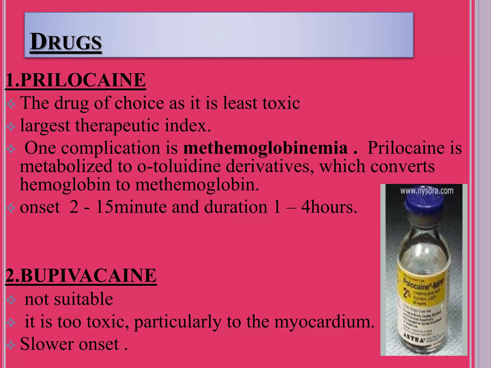Bier block (intravenous regional anesthesia) | PPTX