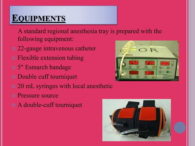 Bier block (intravenous regional anesthesia)