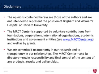 Barbara Bierer, "Clinical Trial Data Sharing" | PPT