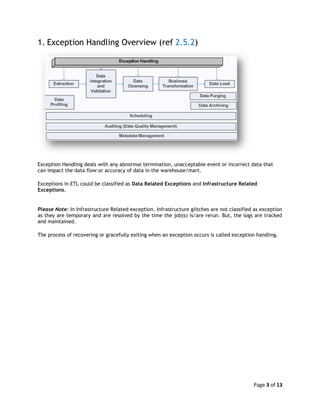 BI Error Processing Framework | PDF