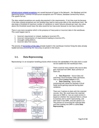 BI Error Processing Framework | PDF