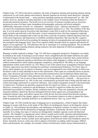 Bieswanger: Linguistics | PDF