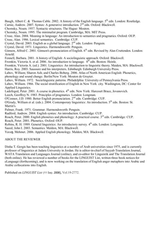 Bieswanger: Linguistics | PDF