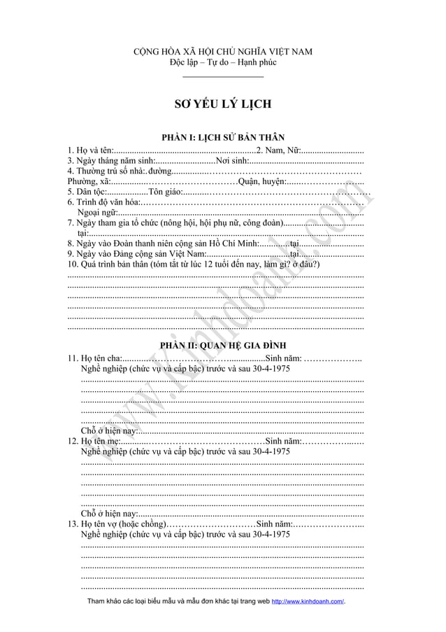 Bieu mau-so-yeu-ly-lich | PDF