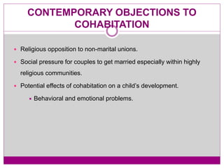 Sociology Family Institution Cohabitation | PPTX