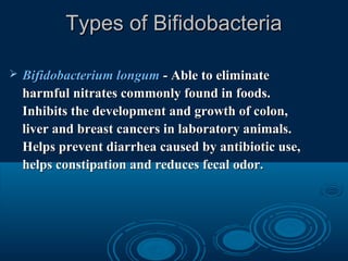 Bifidobacteria & prebiotic | PPT