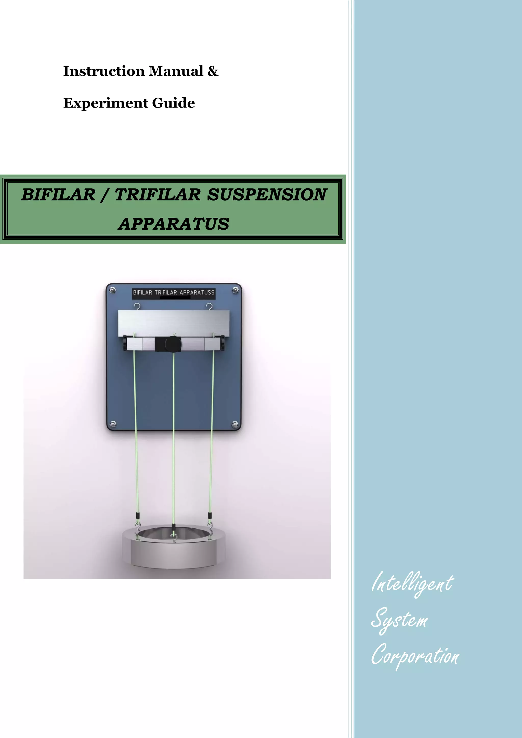 Bifilar trifilar suspension apparatus | PDF
