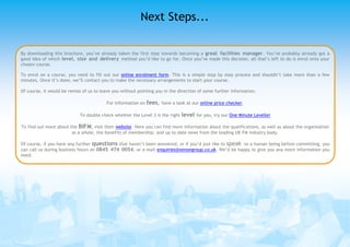 BIFM Level 3 Brochure | PDF | Educational Assessment | Education