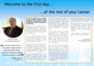 BIFM Level 3 Brochure | PPT