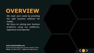 Cytech Mobile Company Profile | PDF | IT and Internet Support | Internet