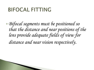Bifocal lenses | PPT