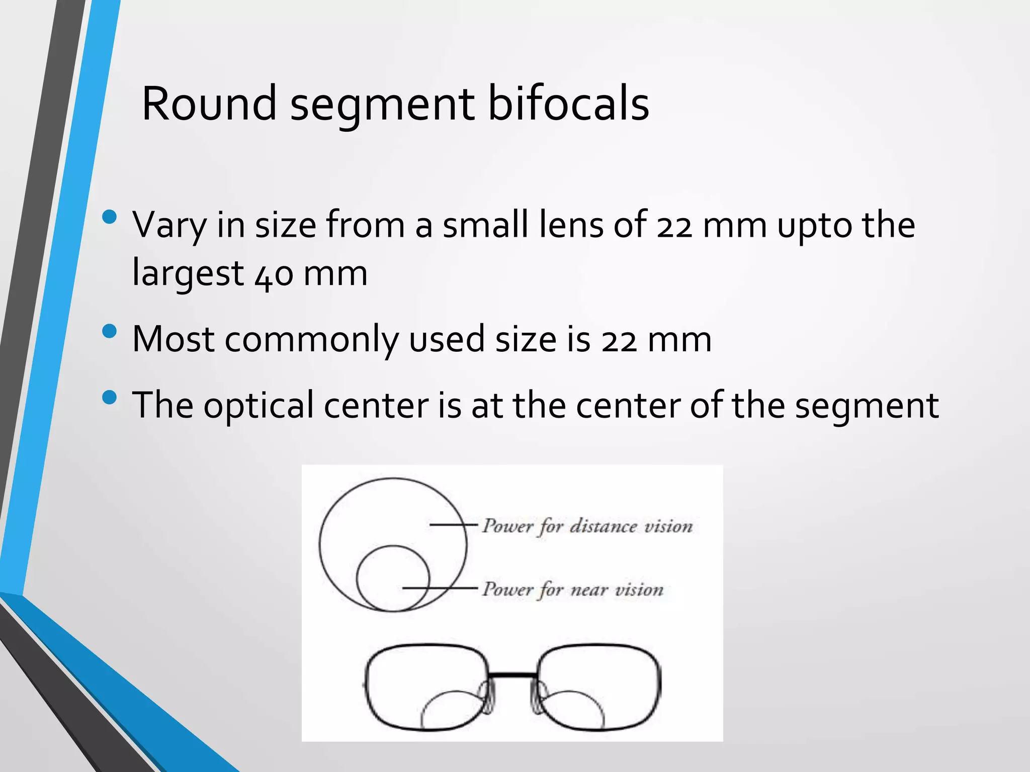 Bifocal lenses: types and principles | PPTX