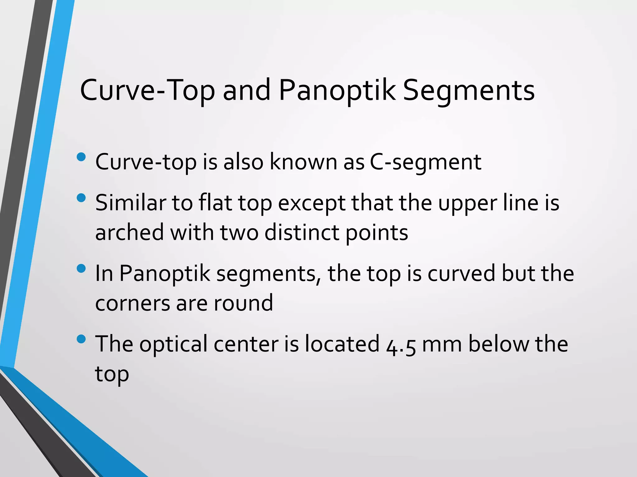 Bifocal lenses: types and principles | PPTX