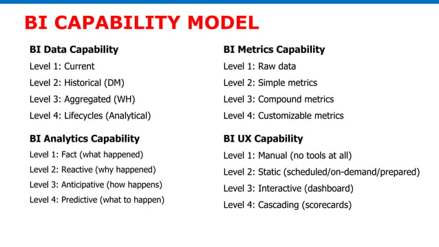 BI Maturity Model ppt | PDF