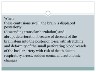 Bifrontal contusions | PPTX