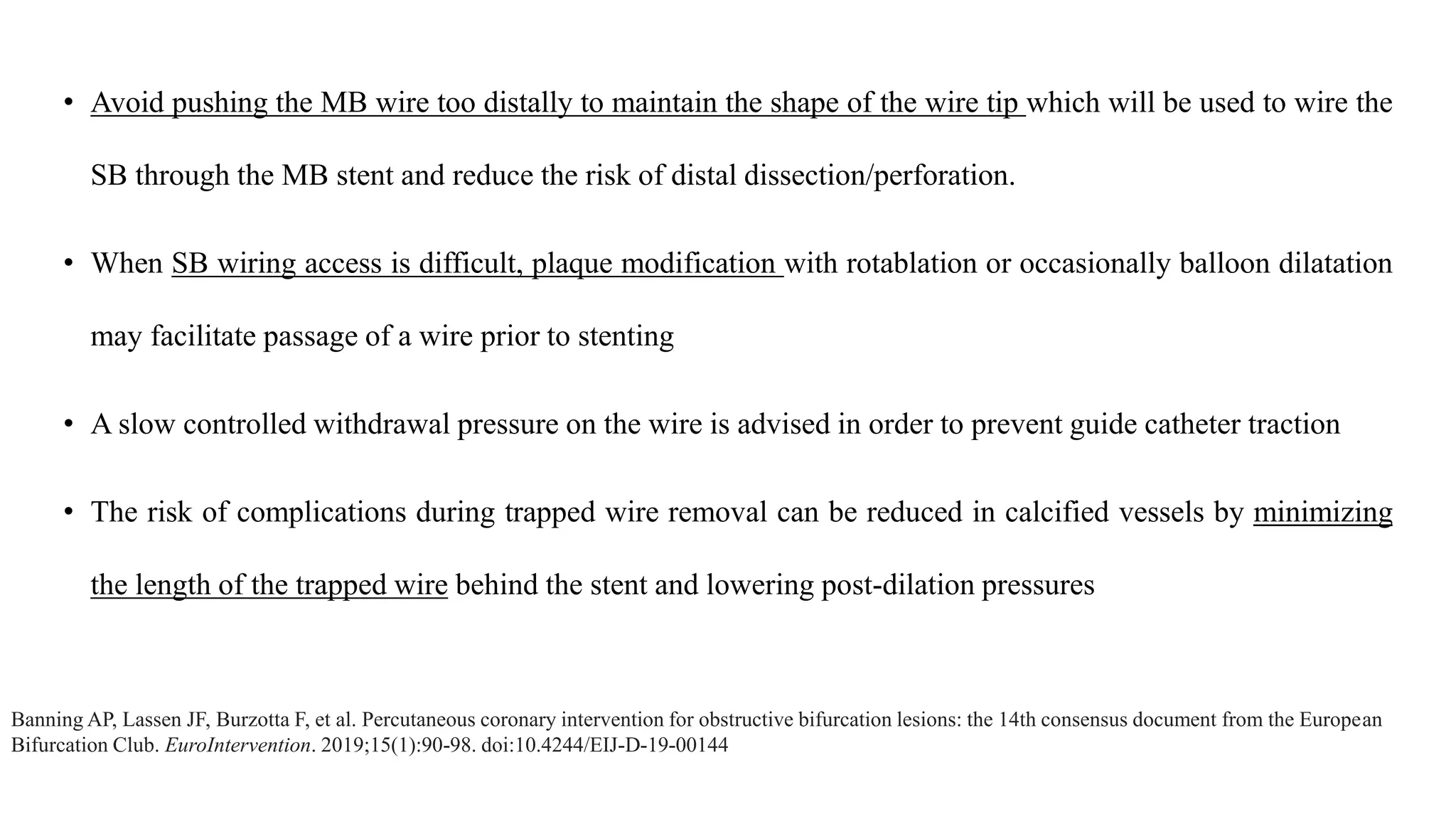 Bifurcations stenting | PPTX
