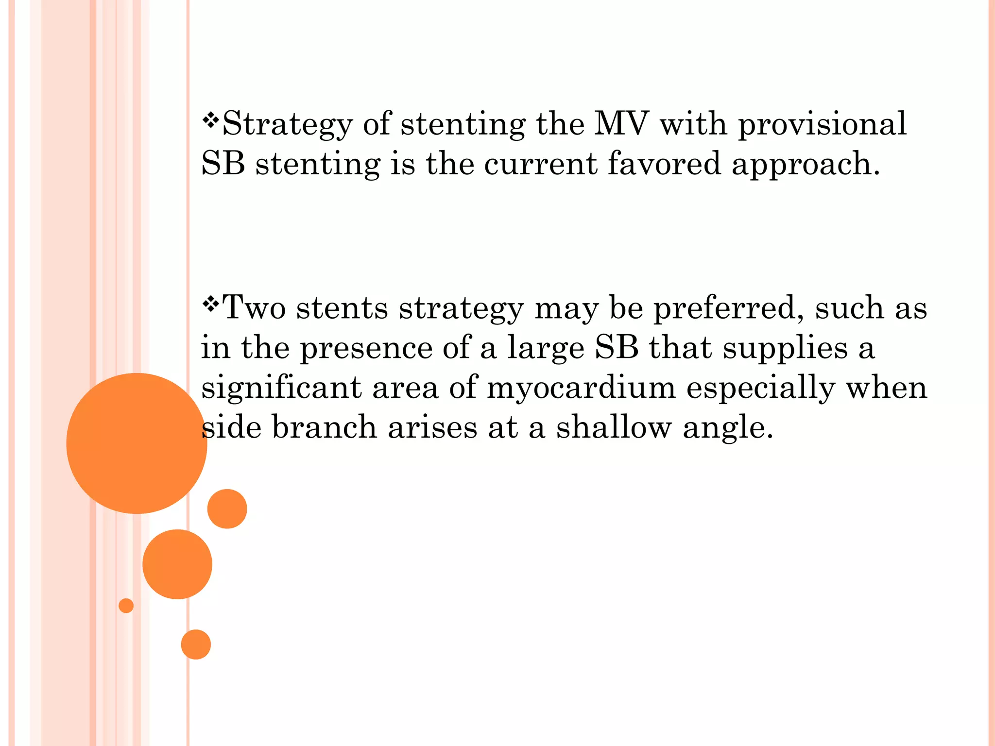 Bifurcation stenting | PPT