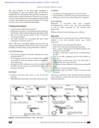 Bifurcation stenting | PDF | Heart and Cardiovascular Diseases ...