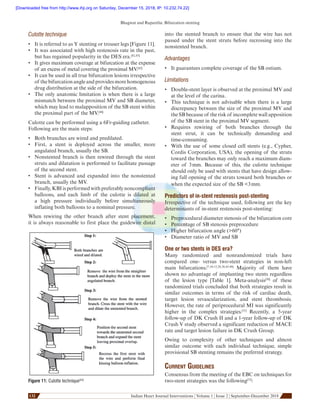 Bifurcation stenting | PDF