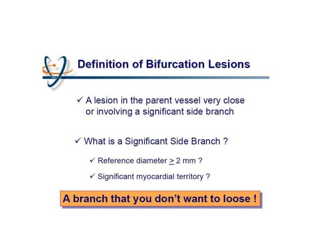 Bifurcation stenting strategies.ppt | Medical Health
