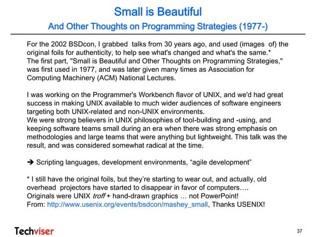 Big Data - Yesterday, Today and Tomorrow by John Mashey, Techviser